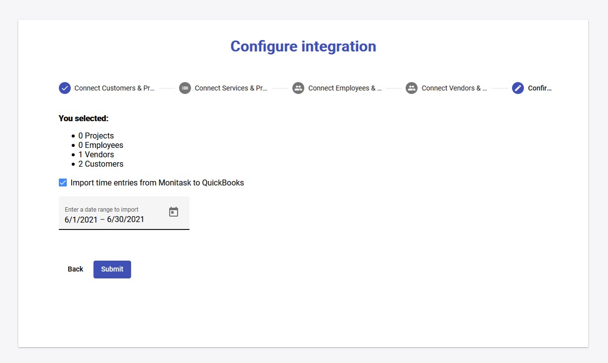 Monitask | QuickBooks Integration Guide