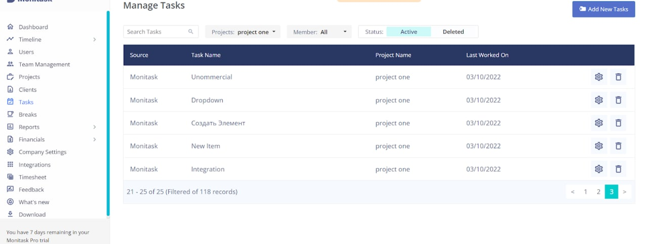 Monitask | Monday Integration with Monitask