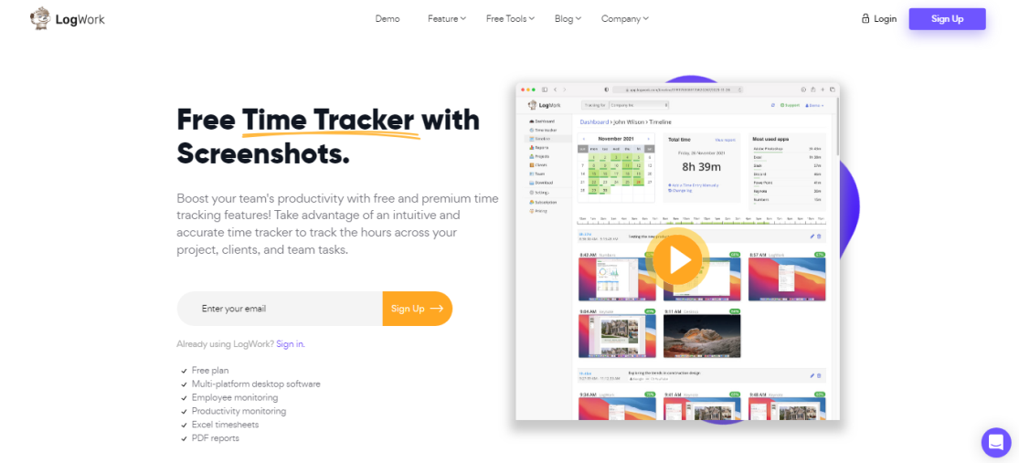 Employee Monitoring Software with Screenshots | Monitask