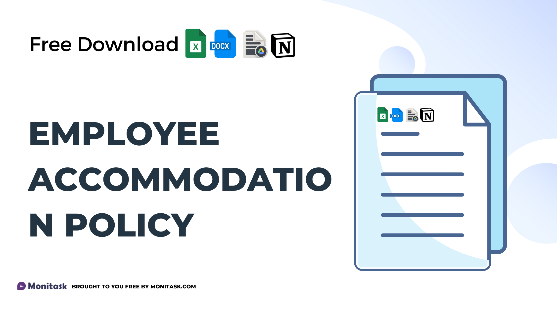 Employee Accommodation Policy | Monitask