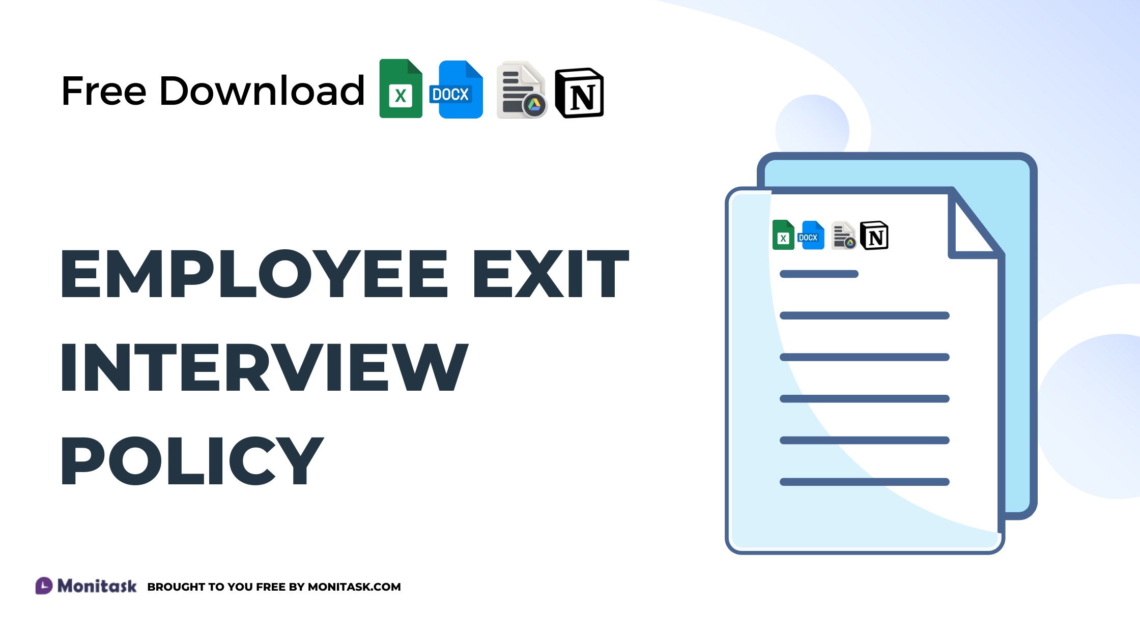 Employee Exit Interview Policy | Monitask