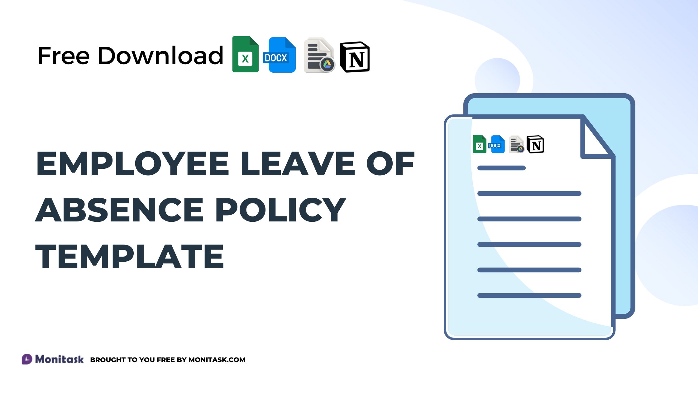 Employee Leave Of Absence Policy Template | Monitask