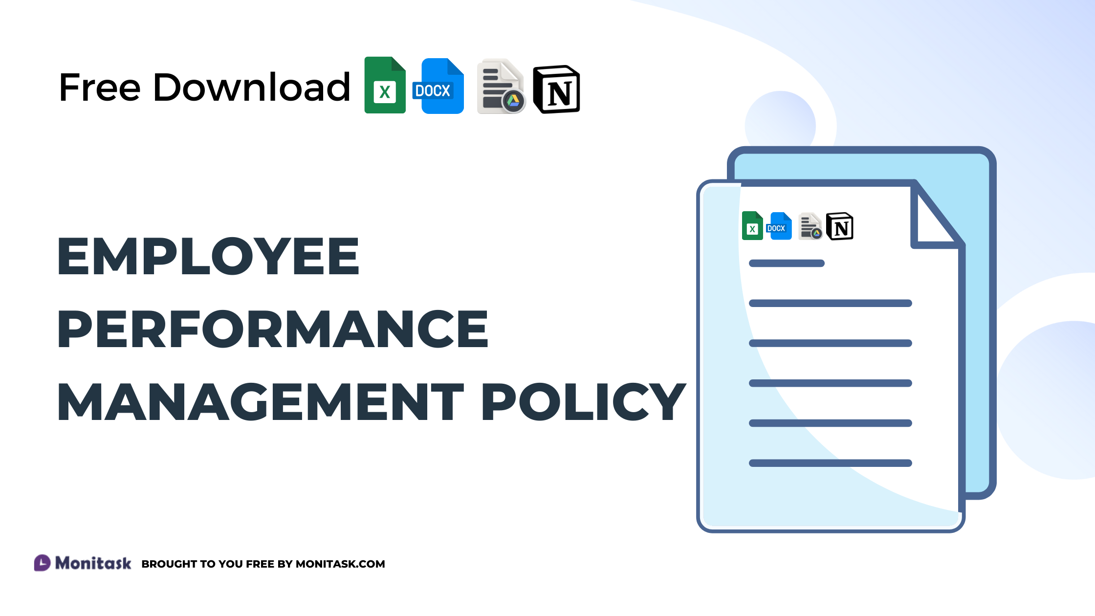 Employee Performance Management Policy | Monitask