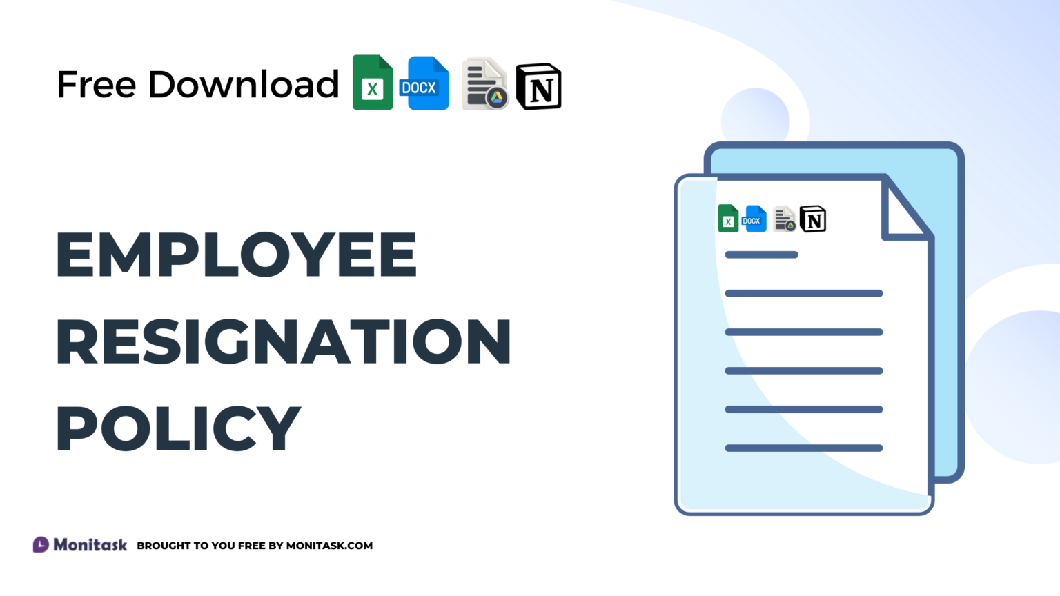 Employee Resignation Policy | Monitask