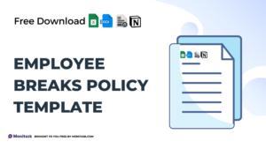 Employee Breaks Policy Template | Monitask